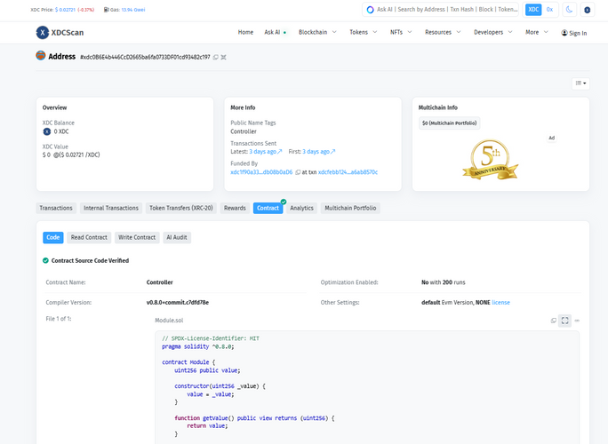 How To Verify Multi Part Smart Contracts On Xdcscan Explorer A Complete Guide Developers 6481