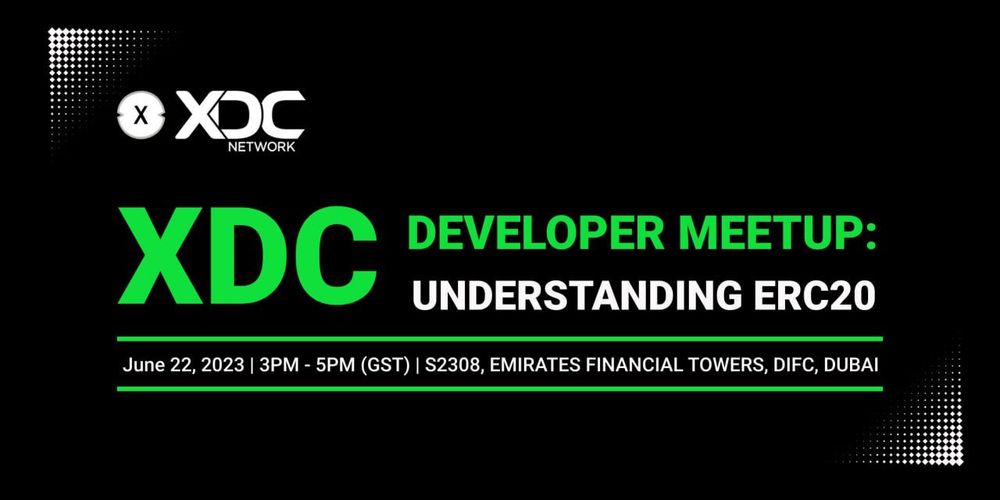 Calling all Developers and Web3 Enthusiasts! Join us at the XDC Developer Weekly Meetup ...